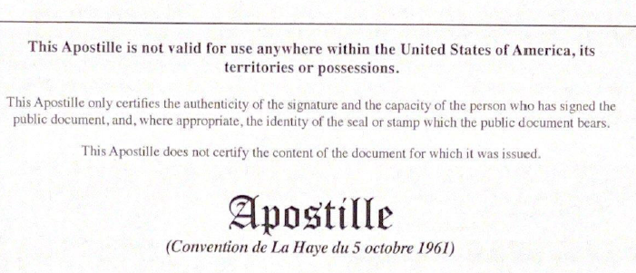 Apostille in China | True Words